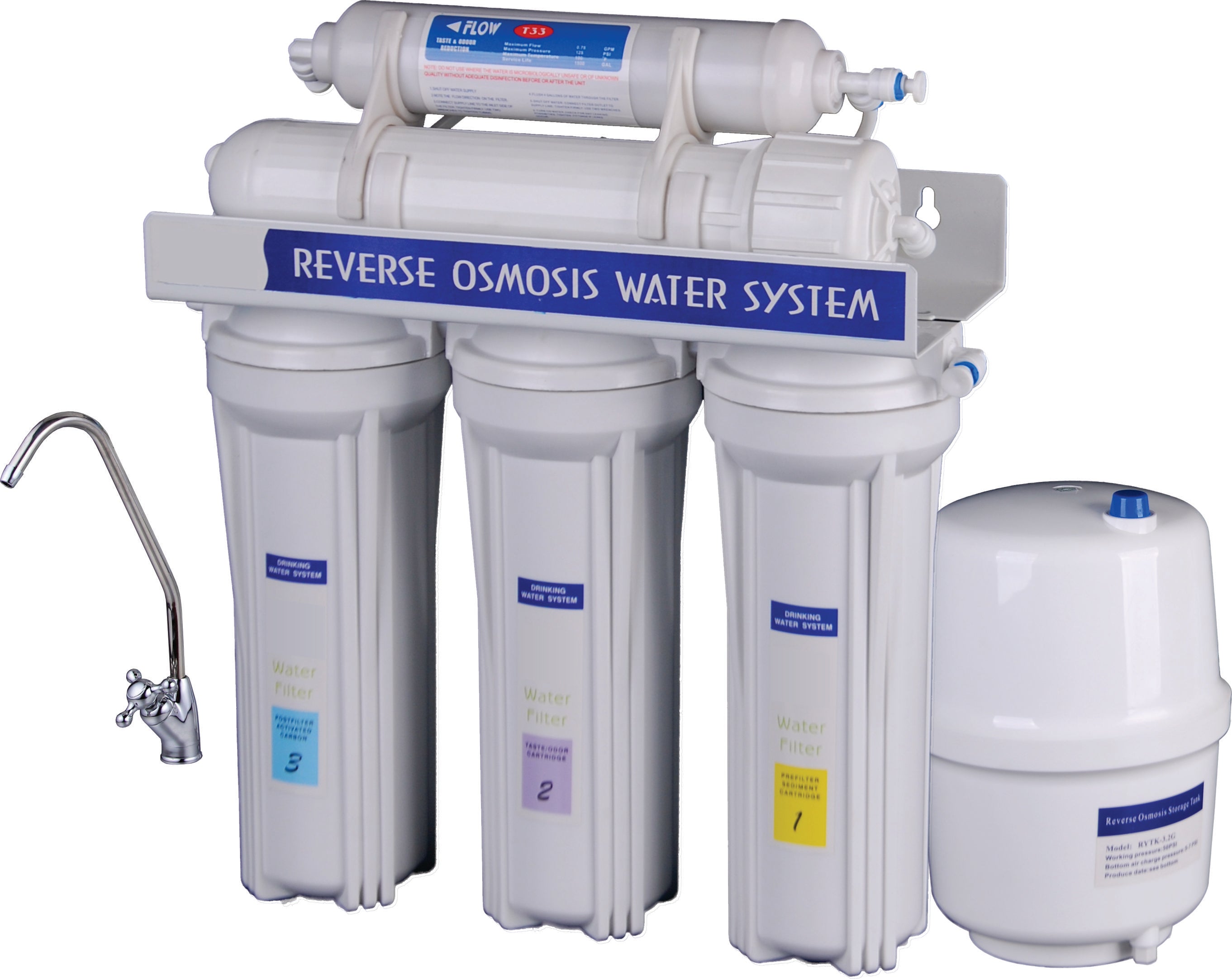 Water Filtration 5 Stage RO System (without Pump) | Under Counter ...