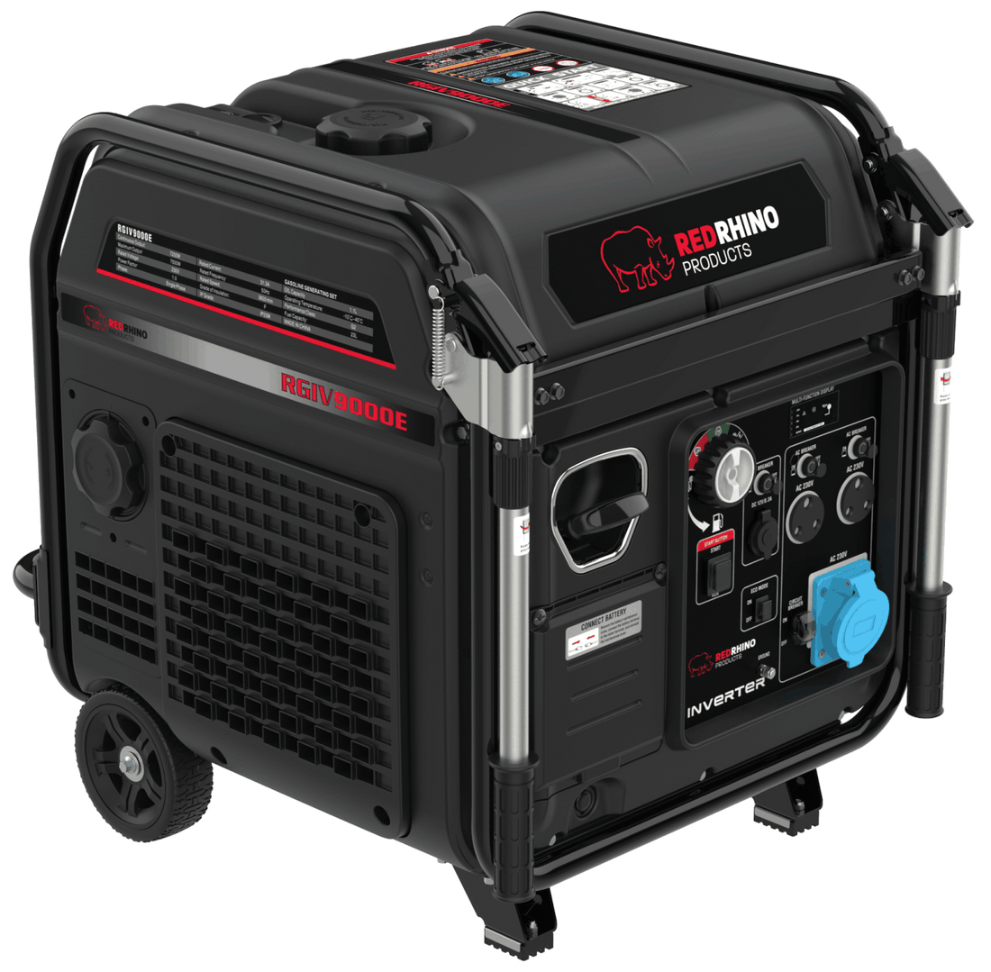 Red Rhino - 7.5kW Petrol Inverter Generator - 9.3KVA – RED RHINO
