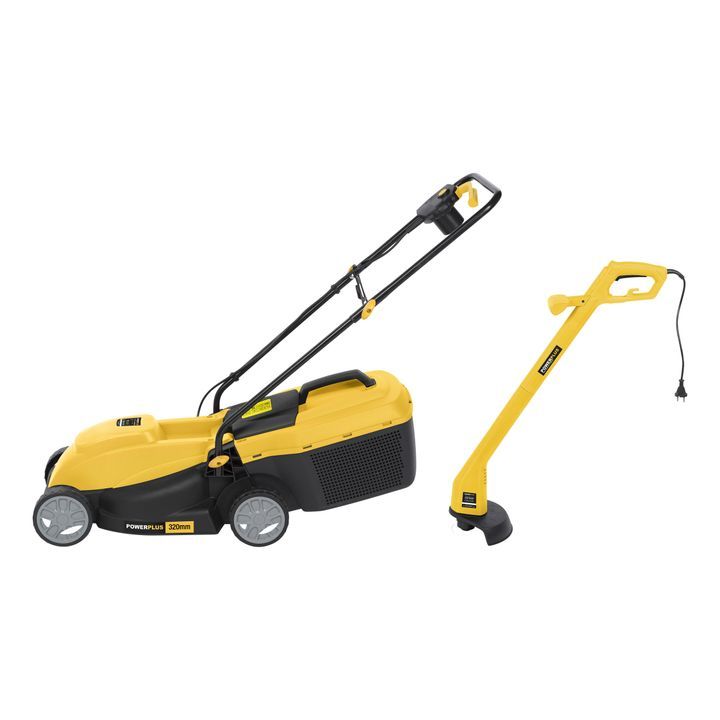 Power Plus - 1300w Lawnmower + 250w Trimmer - 320mm – RED RHINO