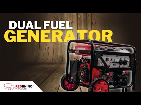 Red Rhino 7.2KW Dual Fuel Generator (LP Gas) | Generator for House ...