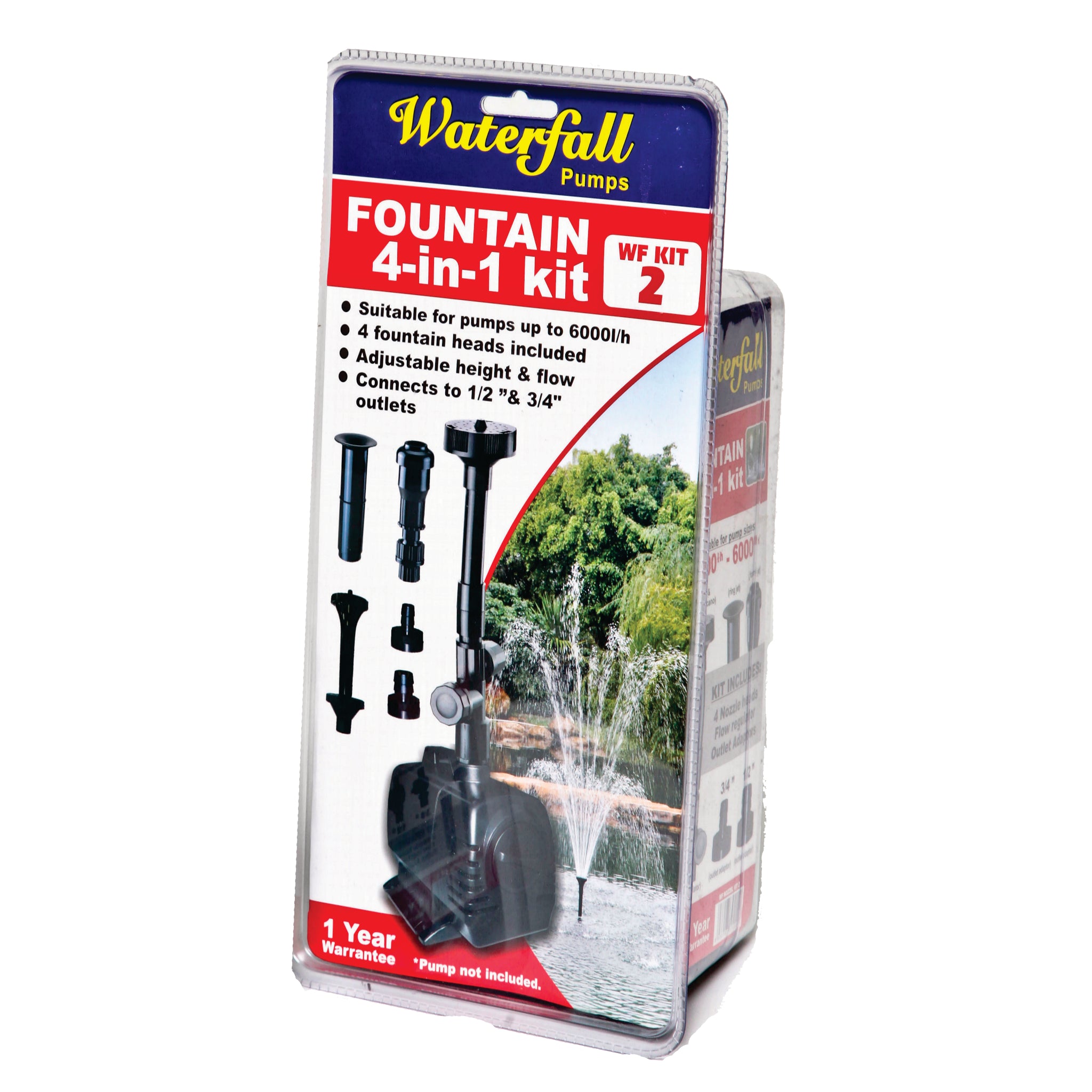 Waterfall Nozzle Kit (large) | Water Feature Pump | Pond Pump - Water ...